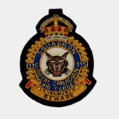 115 Squadron Badges | Beware RCAF Embroidered Crest Patches