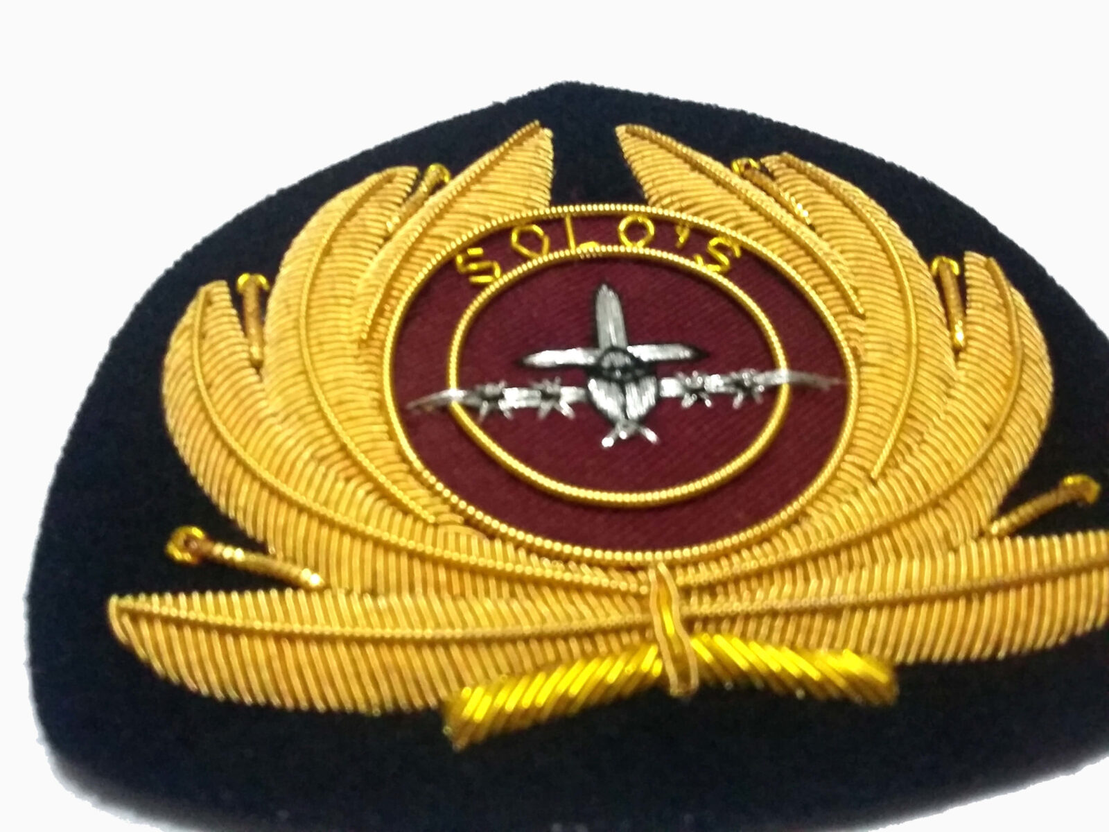 Cap Bullion Crests / Hand Embroidered Blazer Patches