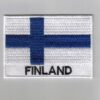 Finland embroidered patches - country flag Finland patches / iron on badges