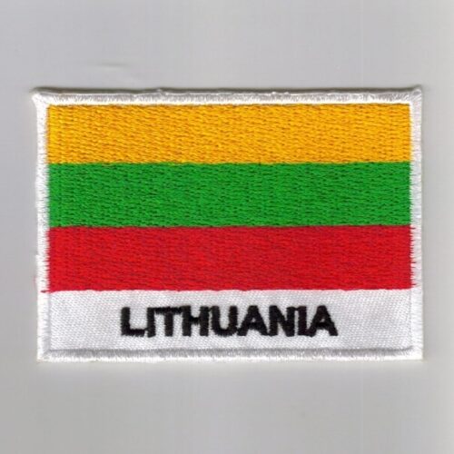 Lithuania embroidered patches - country flag Lithuania patches / iron ...