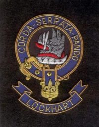 Lockhart Clan Crest Embroidered Patch for Scottish Clans