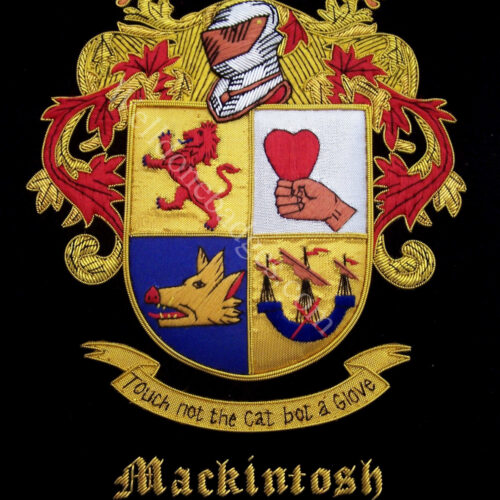 Embroidered Coat of Arms / Family Crest