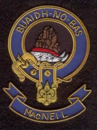Macneil Clan Crest Embroidered Patch for Scottish Clans