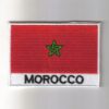 Morocco embroidered patches - country flag Morocco patches / iron on badges