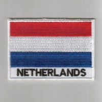 Netherlands embroidered patches - country flag Netherlands patches ...