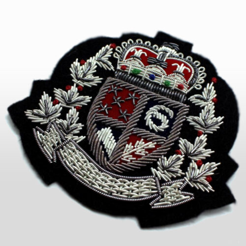 Custom Patch | Bullion Wire Blazer Crest | WELL DONE Badges