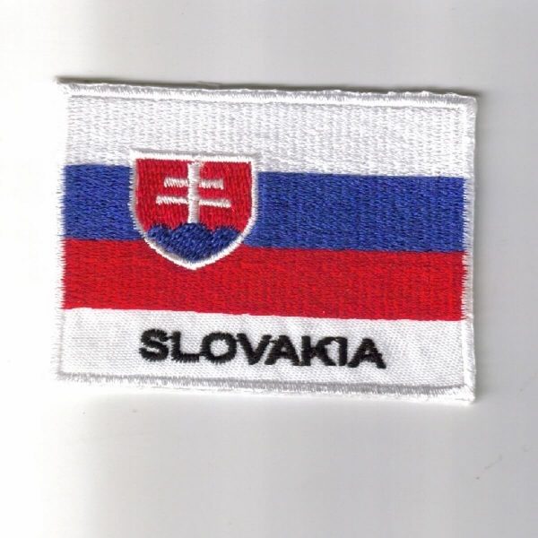 Slovakia embroidered patches - country flag Slovakia patches / iron on ...