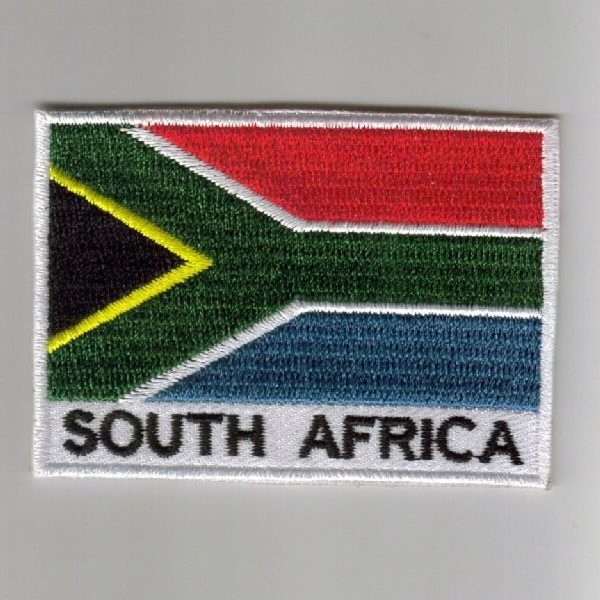 South-Africa embroidered patches - country flag South-Africa patches ...