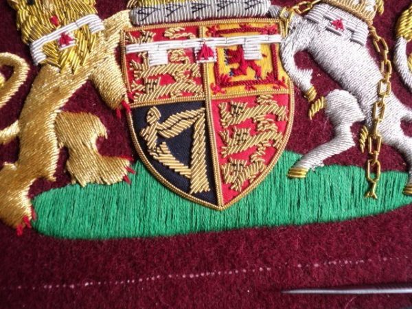 Embroidered British UK Royal coat of arms Blazer Badges