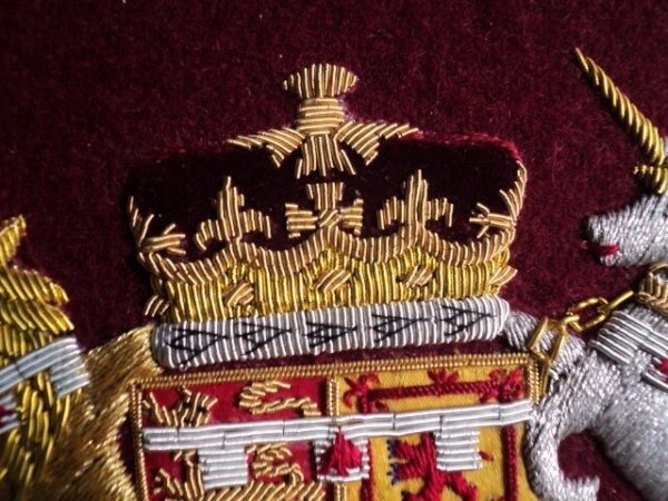 Embroidered British UK Royal coat of arms Blazer Badges