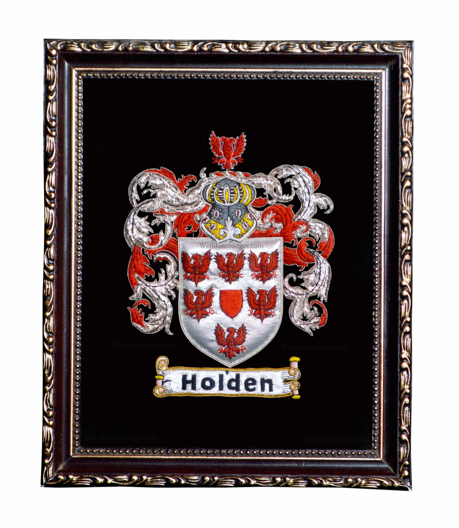 Embroidered Coat of Arms / Family Crest