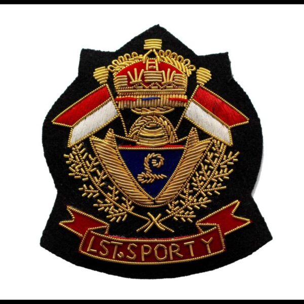 Custom Patch | Bullion Wire Blazer Crest | WELL DONE Badges