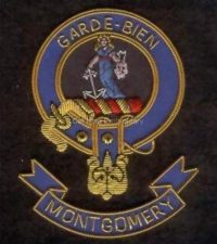 montgomery Clan Crest Embroidered Patch for Scottish Clans