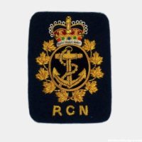 Royal Canadian Navy Armed force Shoulder Rank - RCN Embroidered bullion ...