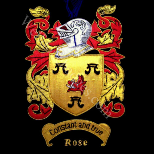 Embroidered Coat of Arms / Family Crest